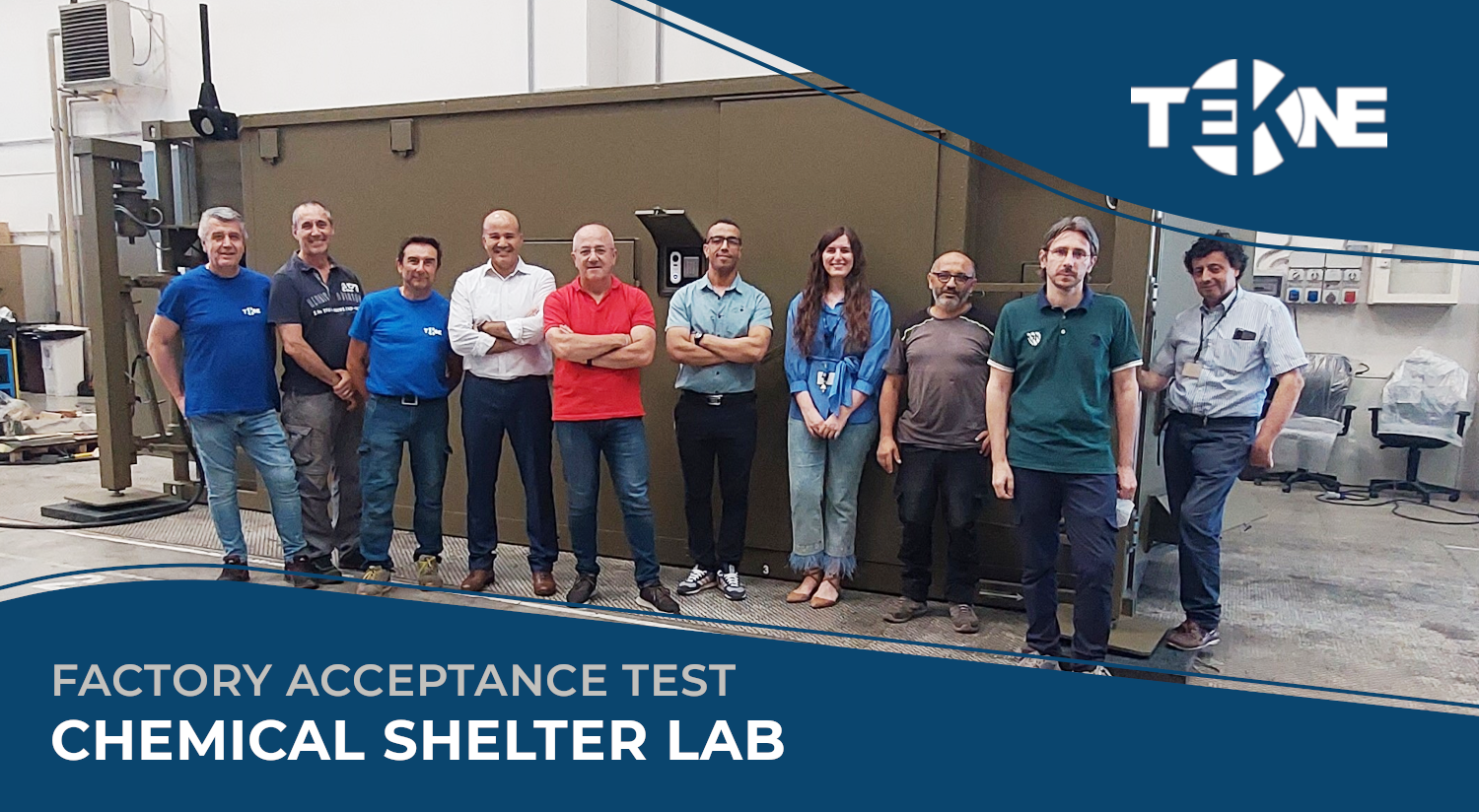 FAT for Chemical Shelter LAB - MoD Tunisia