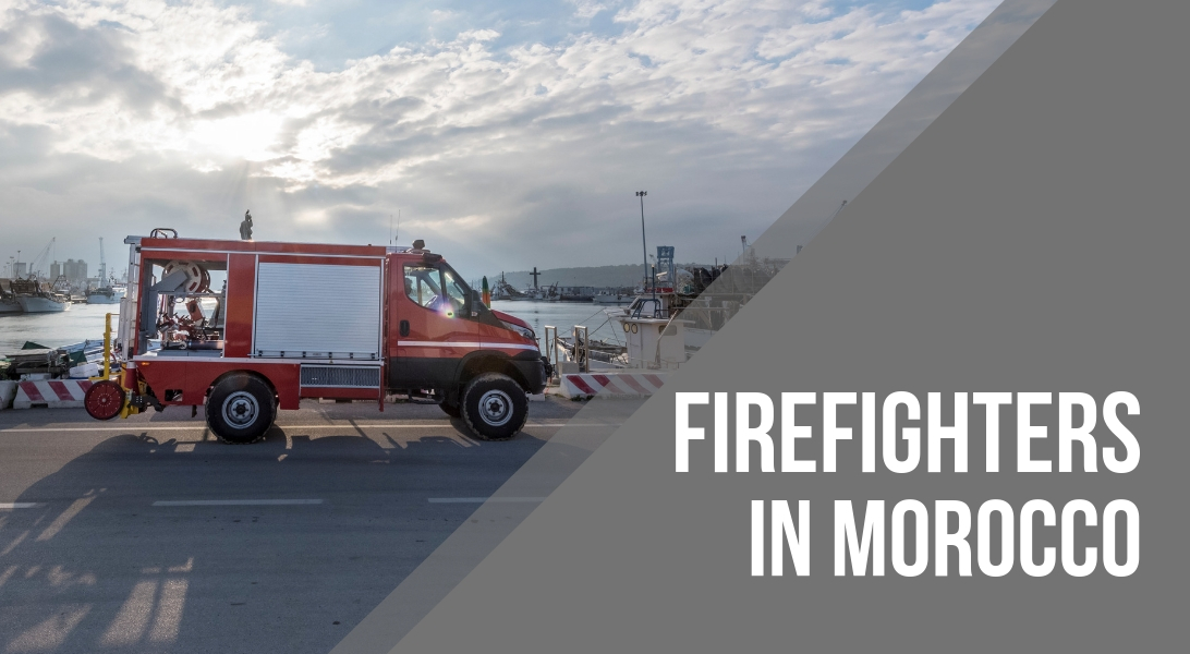 Firefighters in Morocco